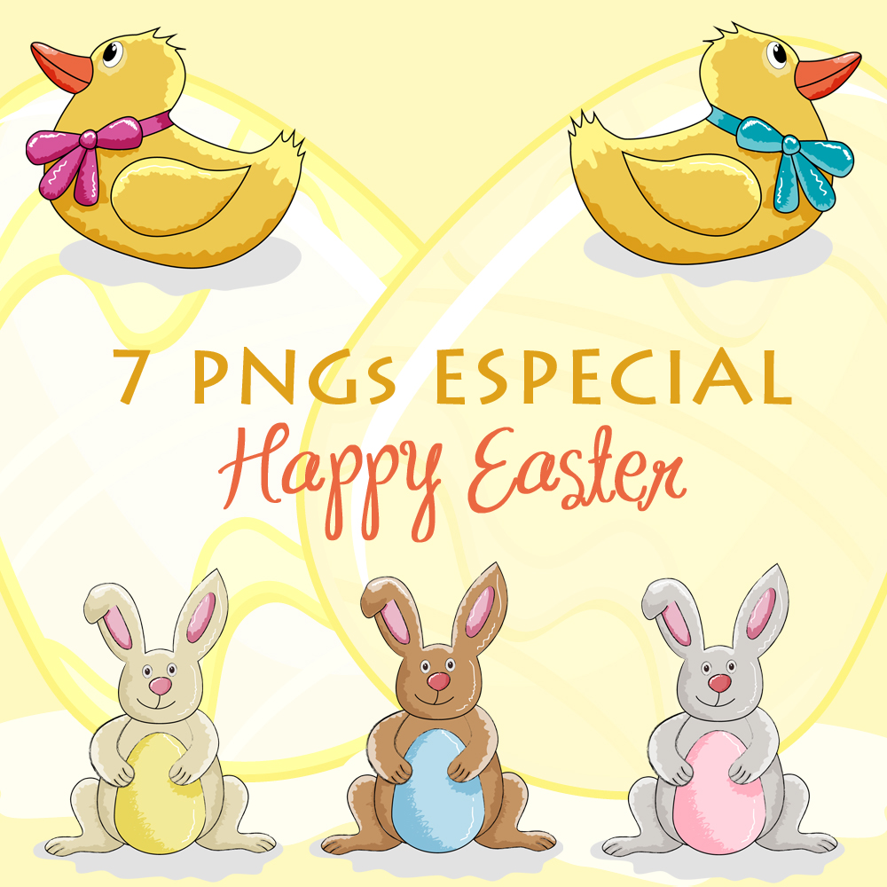 6 Packs de PNGs de Pascua - Happy Easter ~ *..PS-Tutoriales..*