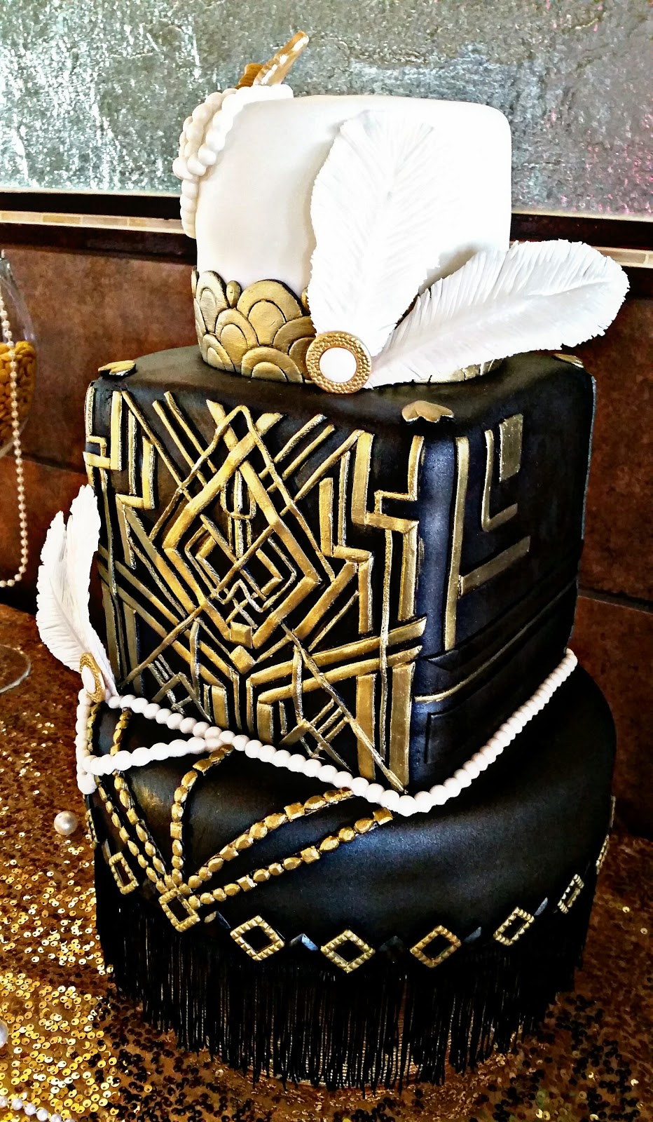 MyMoniCakes: Great Gatsby Roaring 20's cake