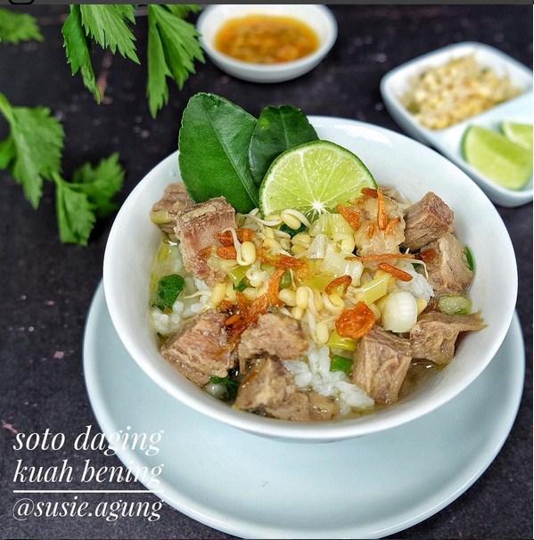 CARA MEMBUAT SOTO DAGING KUAH BENING - Memasak Asik