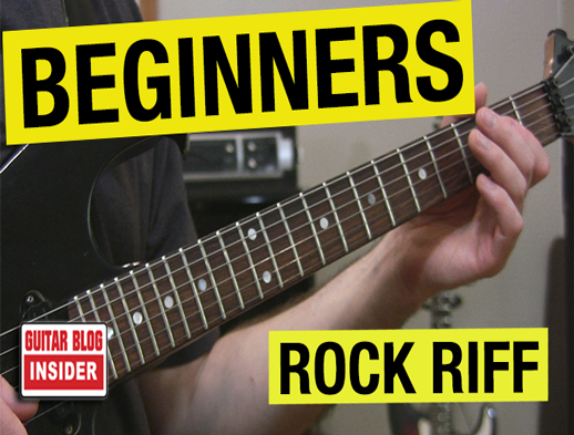 Complete Beginner's - Rock Riff Lesson | Creative Guitar Studio
