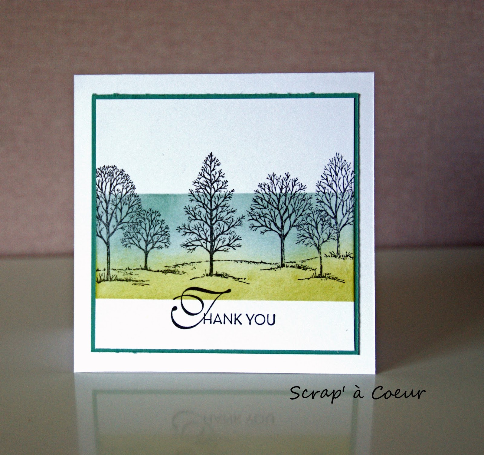 Scrap' à Coeur: Dire merci avec des arbres...