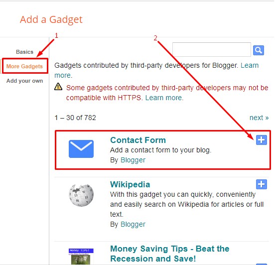 How To Add Contact Form Widget In Blogger And Blogspot Blogs - Sora ...