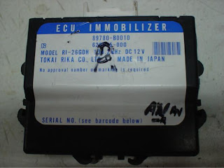 Koon Seng Locksmith: Toyota Avanza Immobiliser Box Re-flash / Toyota ...