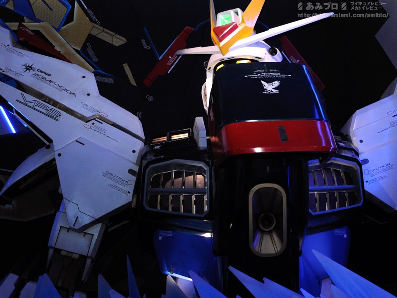 GUNDAM GUY: 1:1 Scale Strike Freedom Gundam Bust On Display - Detail ...