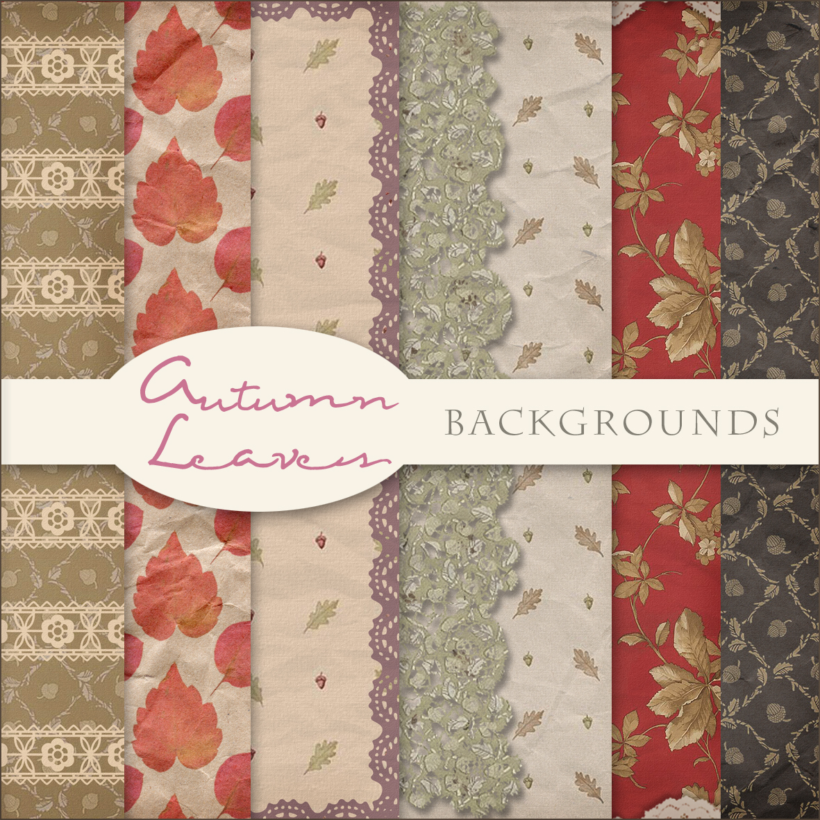 Scrap. DOT: Freebies Autumn Leaves Backgrounds