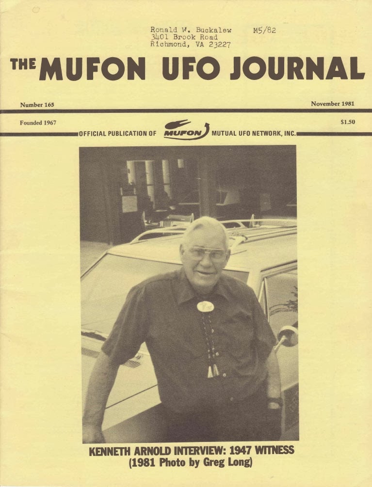 UFO-Prophet: The MUFON - UFO Journal(N165, Nov 1981): Kal Korff & the ...