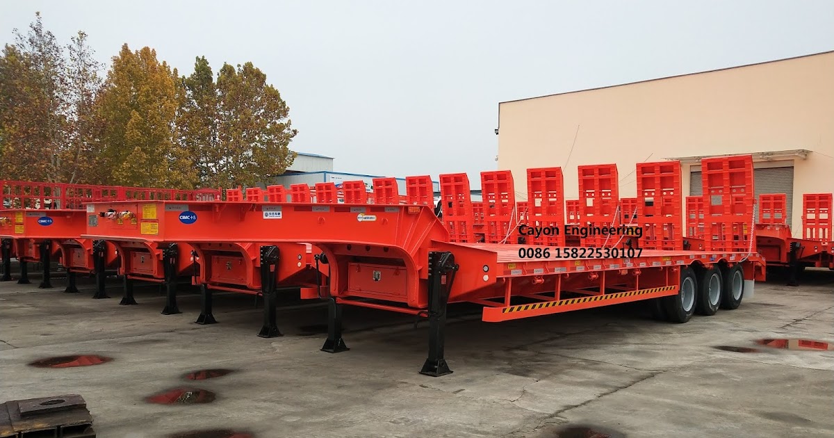 Complete Production of 30 Units Low Bed Trailer
