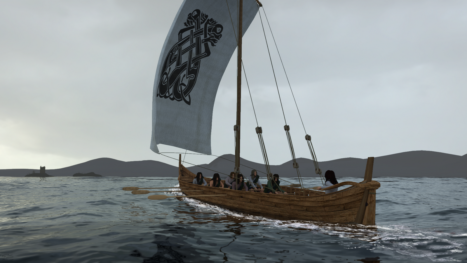 Wee Shuftie 3D Art: Birlinn Illustration