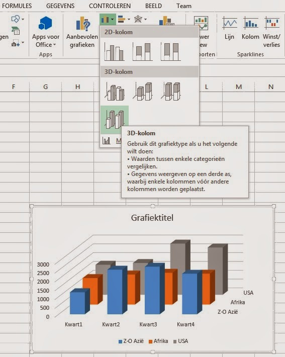 Tips voor Excel: Piramide Grafiek