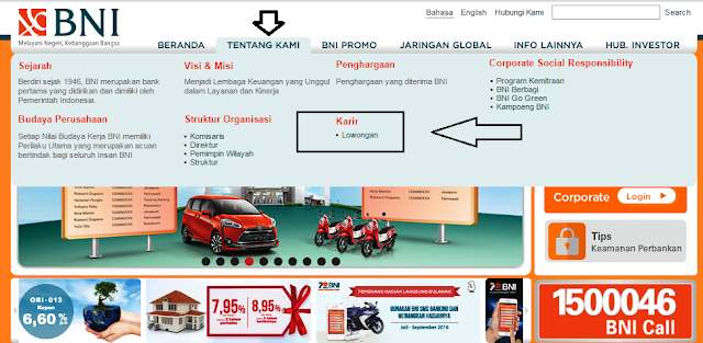 Begini Cara Resmi Melamar Kerja di Bank BNI 46 - List Kerja Aceh