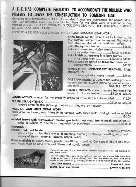AEE Choppers: part 2 of the 1969 AEE catalog