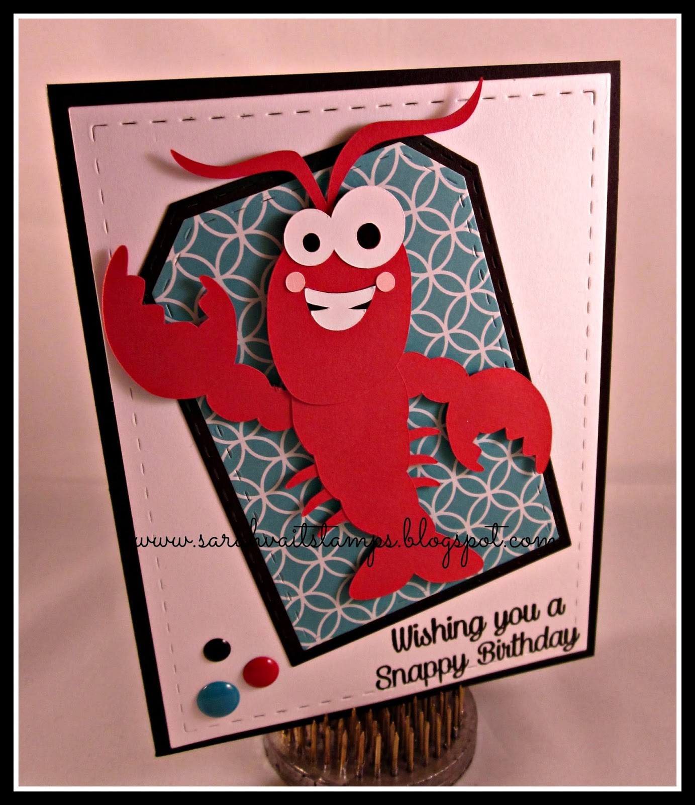 Sarah's Stamping and Stuff: Snappy Birthday!