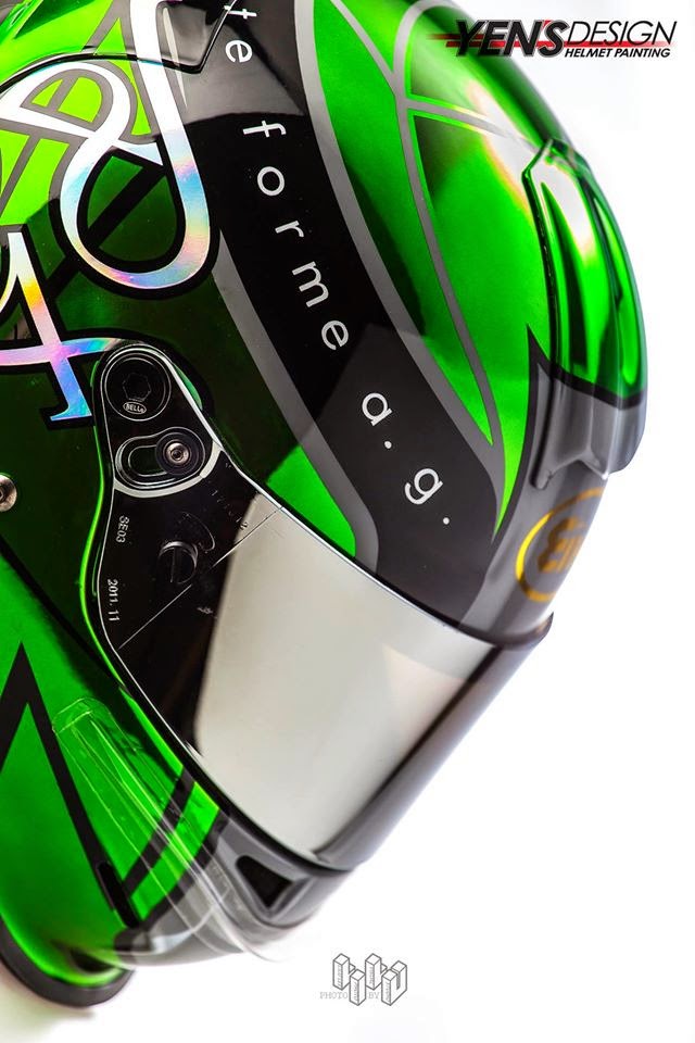 Racing Helmets Garage: Bell RS3 Pro D.Wang 2014 by Yen's Design Helmet ...