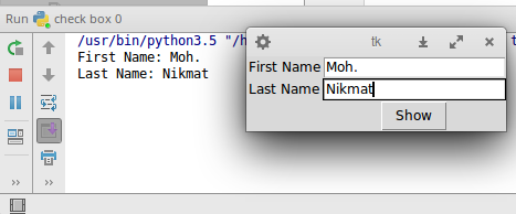 Cara membuat kolom teks di tkinter ~ Belajar Python