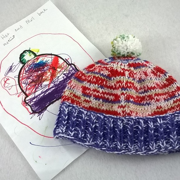 moniqueraedesigns: *NEW* Kids Coloring Book Hat Knitted Pattern
