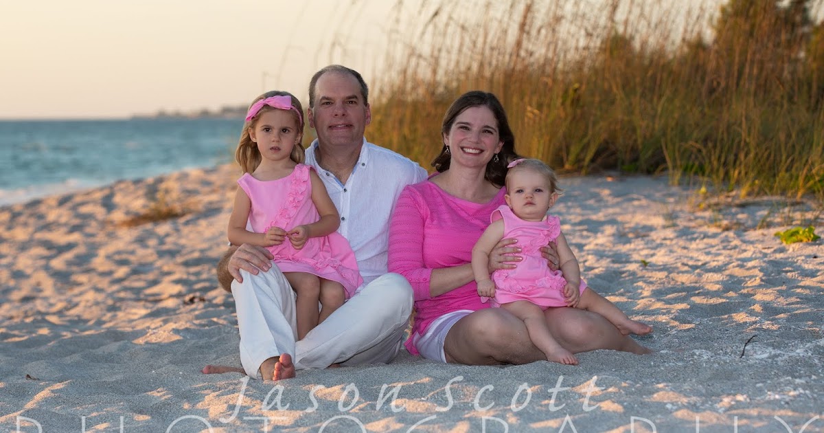 Longboat Key Beach Portraits - Chasko Family | Jason Scott Photography
