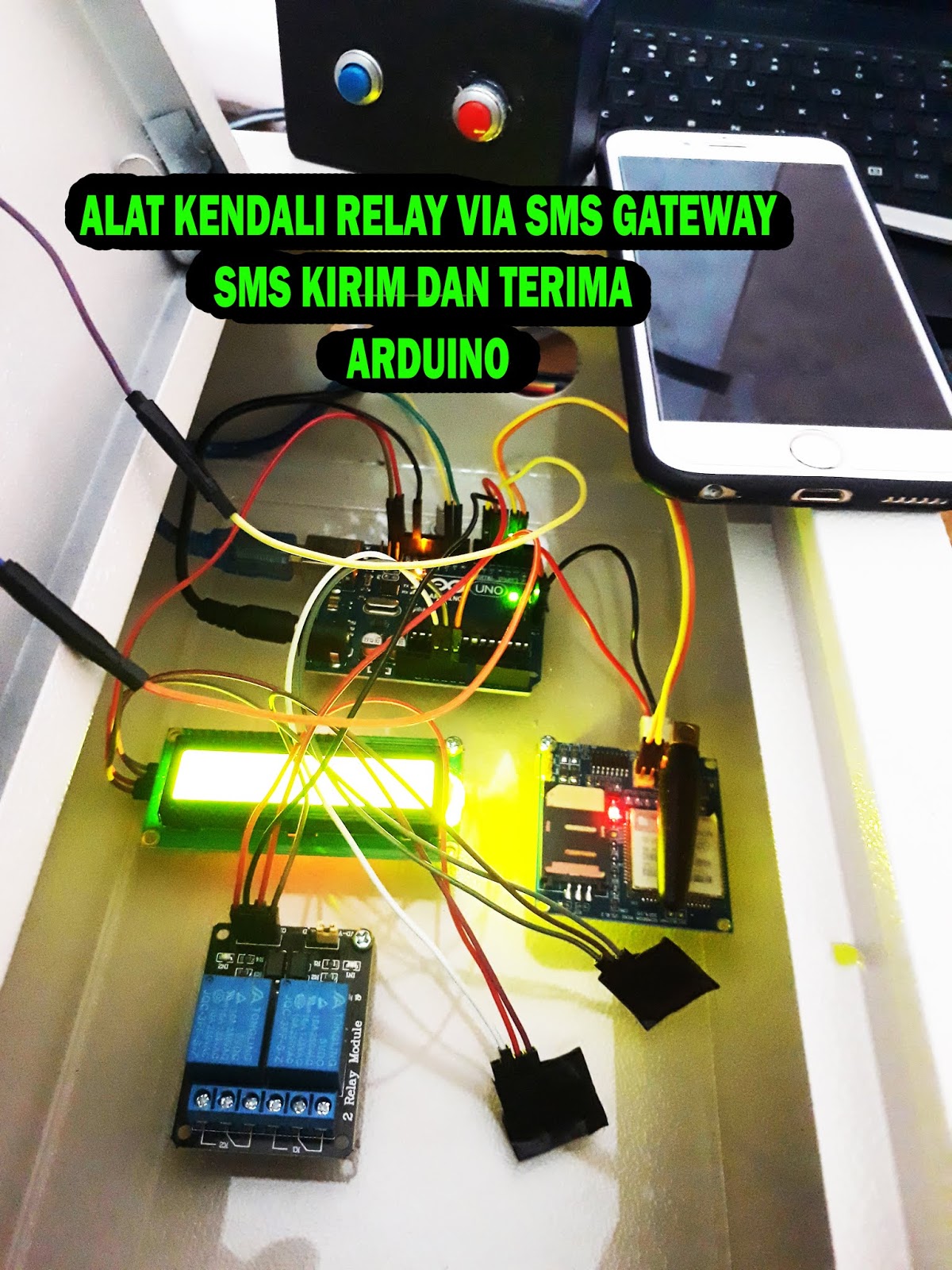 .: Alat Kendali Pompa (Relay) Menggunakan SMS berbasis ARDUINO dan SMS ...