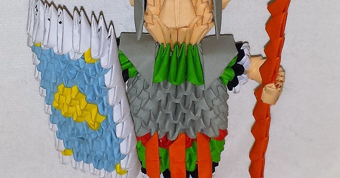 Origami Magic: Adventure of Asterix and Obelix continues: Roman soldier