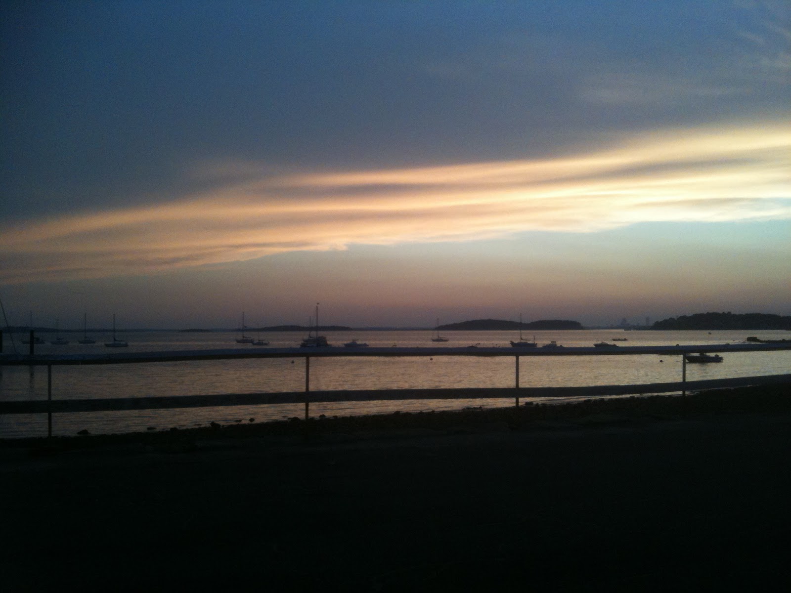 Wandering Voyager: Harbor Illumination in Hull, MA