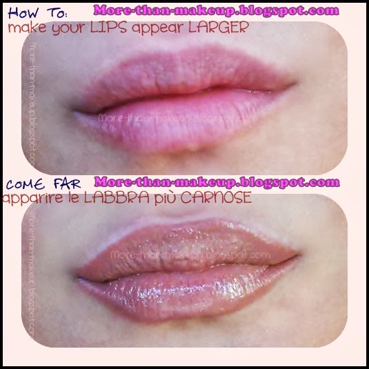 MORE THAN MAKEUP: How to: Make your lips appear larger (tutorial ...