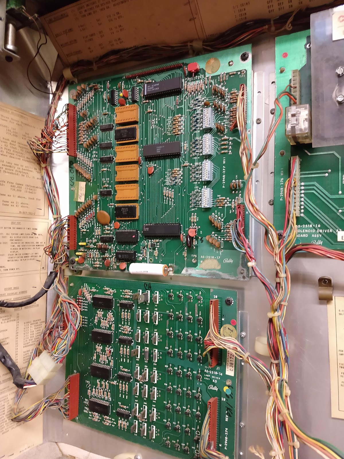 Bally 8-ball pinball machine repair: 2019