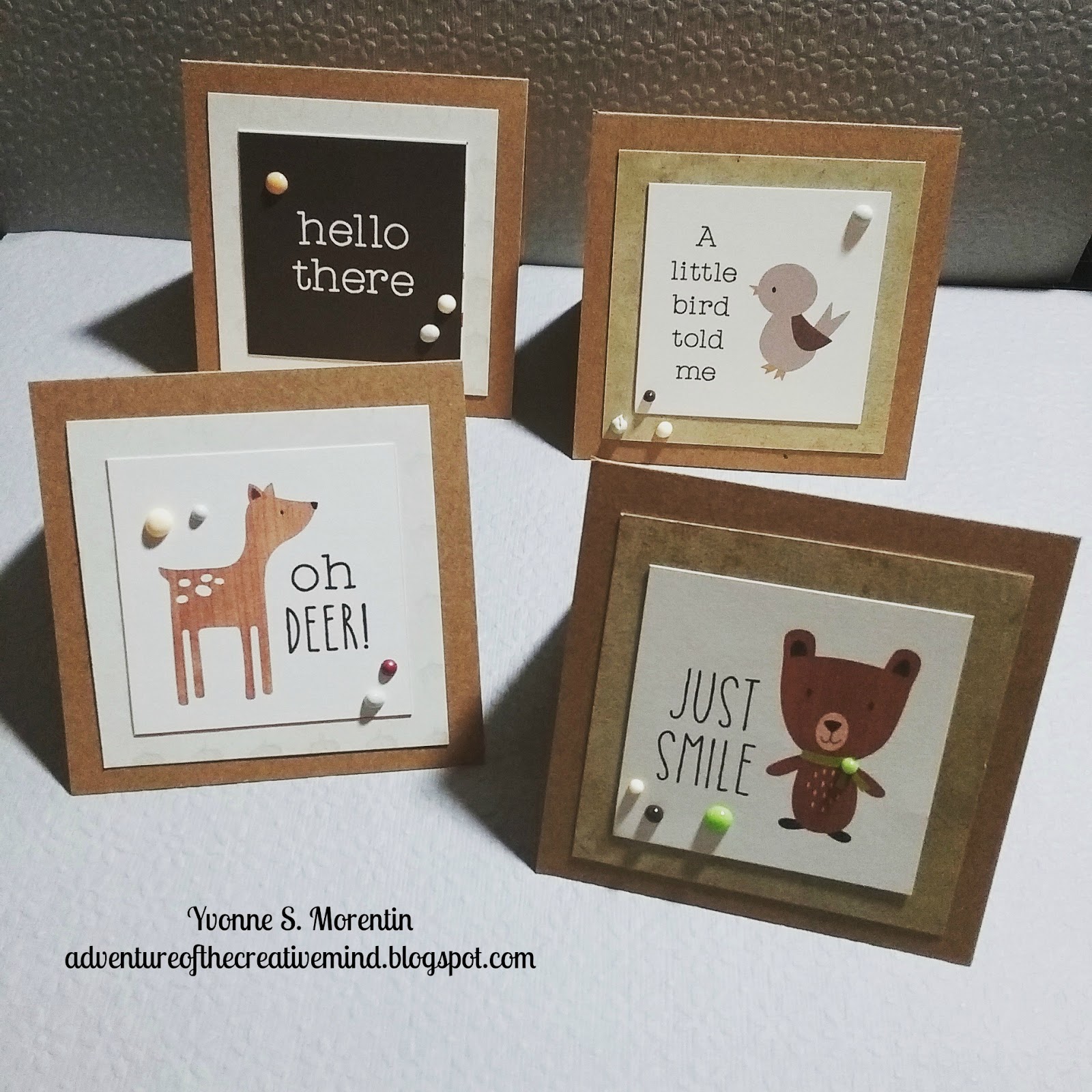 Adventure of the Creative Mind...: Fall Mini 3x3 Cards