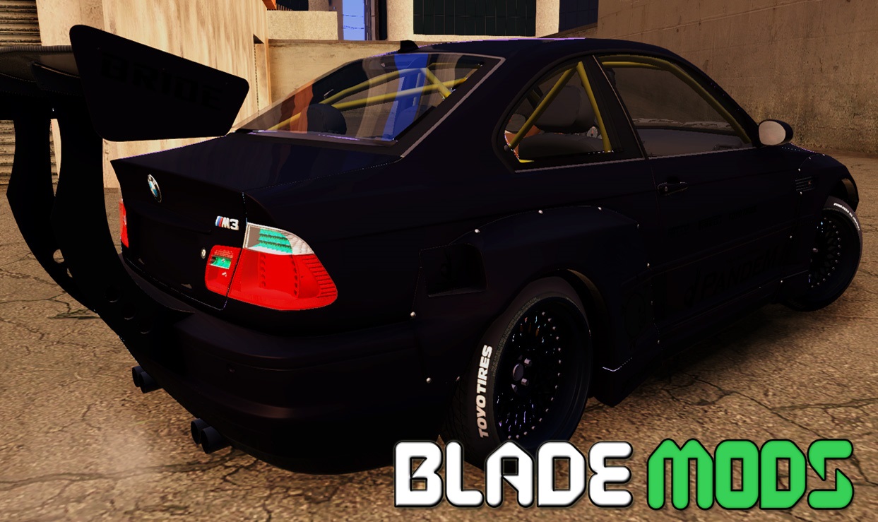 Blade Mods: GTA SA - BMW M3 E46 Liberty Walk Pandem Livery