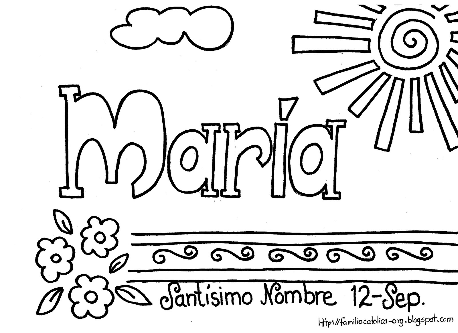 Parroquia San Cristóbal: FESTIVIDAD DULCE NOMBRE DE MARÍA. NIÑOS