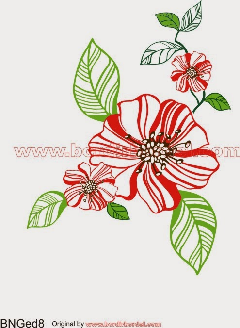 Motif Bordir Bunga | bordir