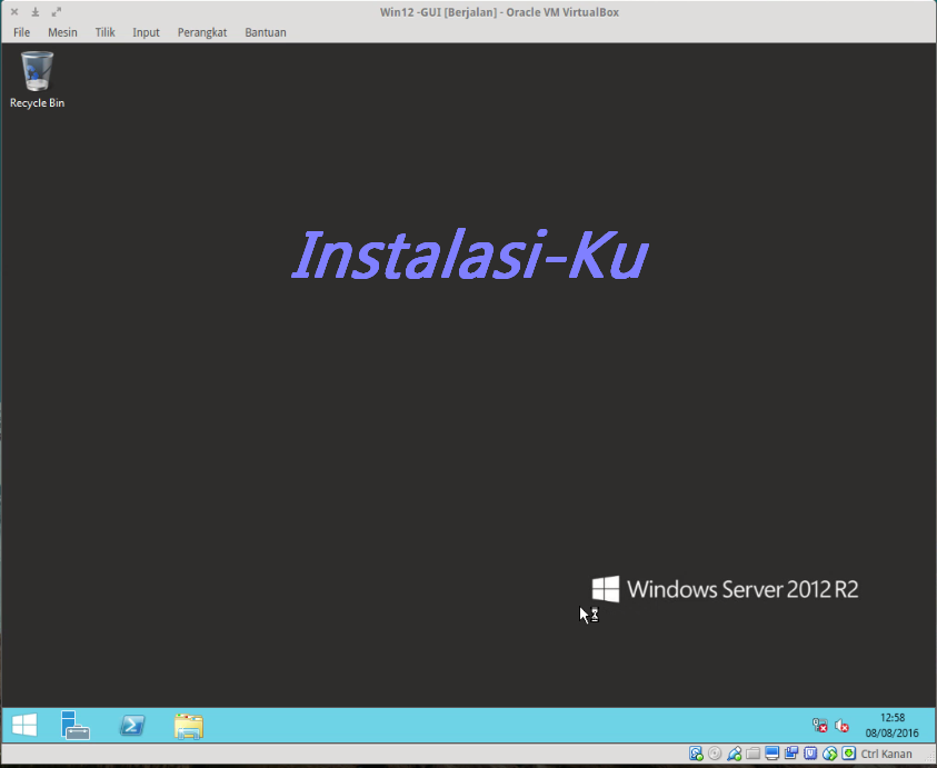 Standard GUI Intallation - Windows Server 2012 | INSTALASI KU ...