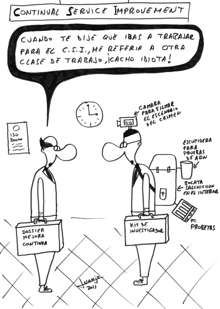 Humor TI: Mejora continua del servicio