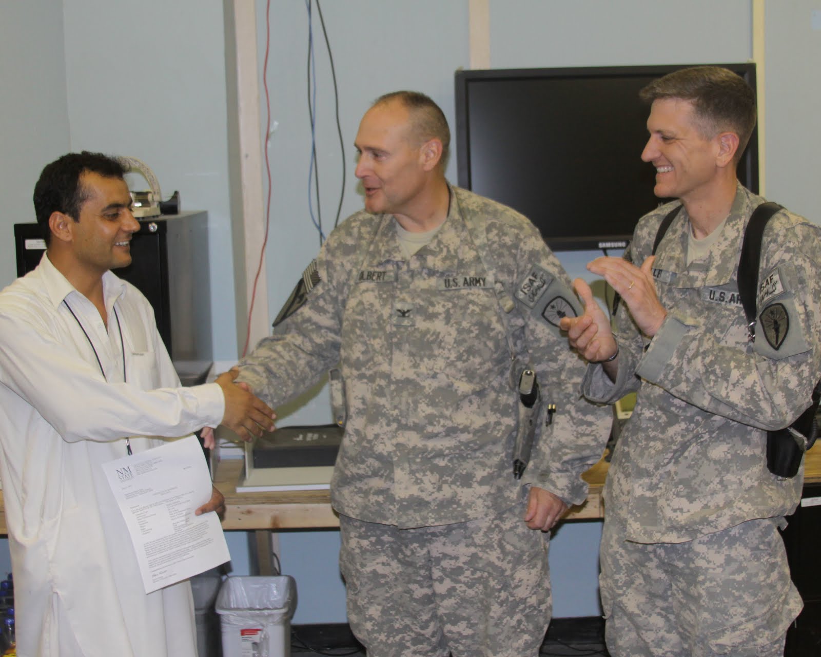 From the Statehouse to the Fields...of Afghanistan