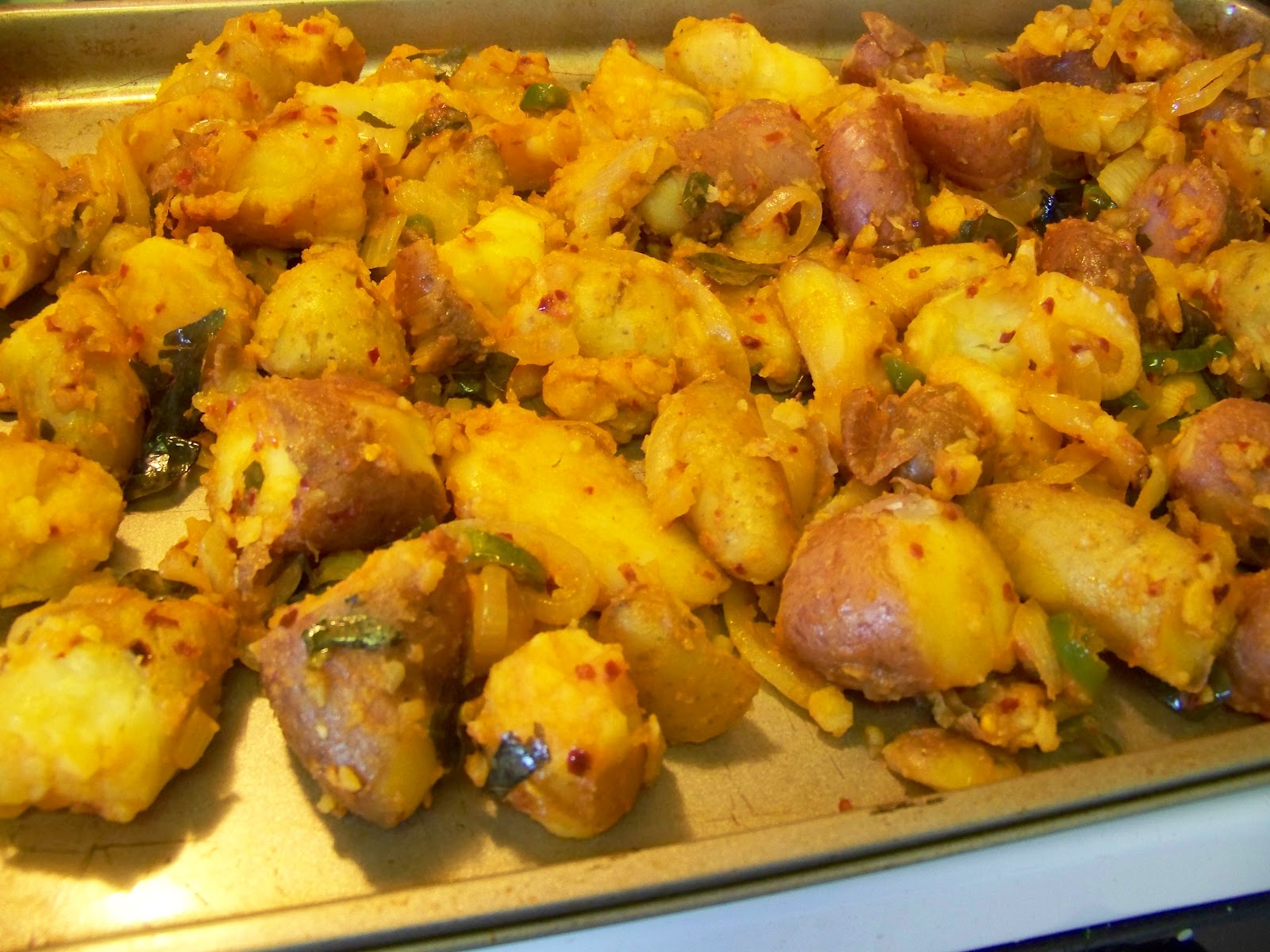 Kitchen Simmer: Roasted Deviled Potatoes