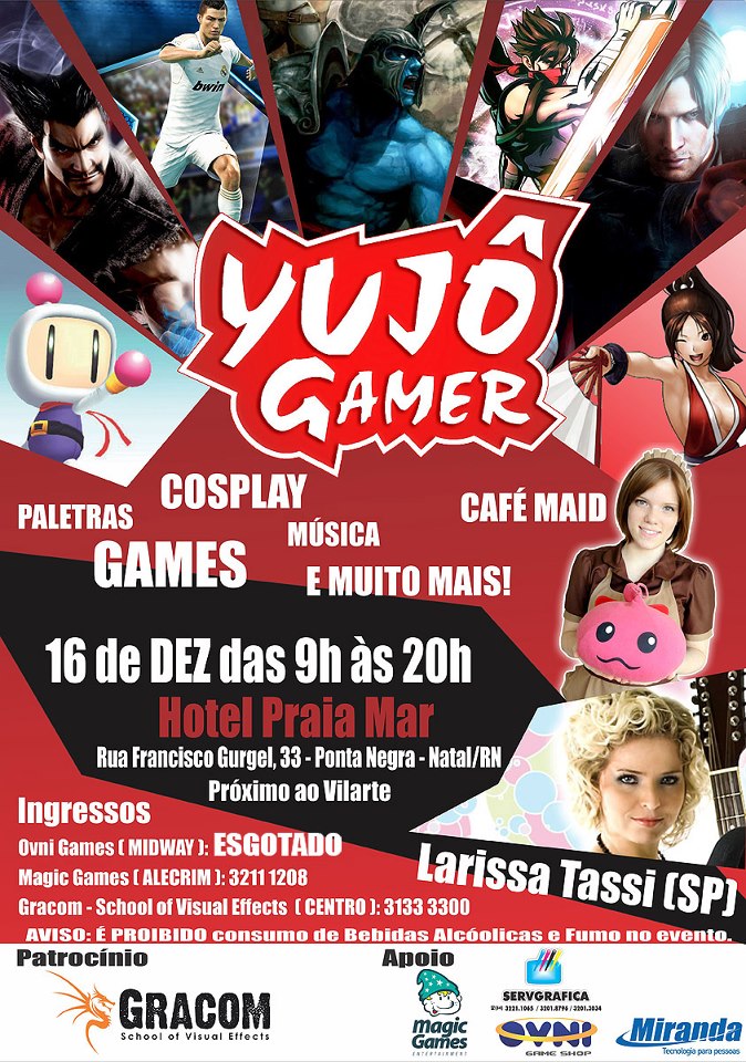 Natal/RN será palco de um grande evento para os fãs de videogame ...