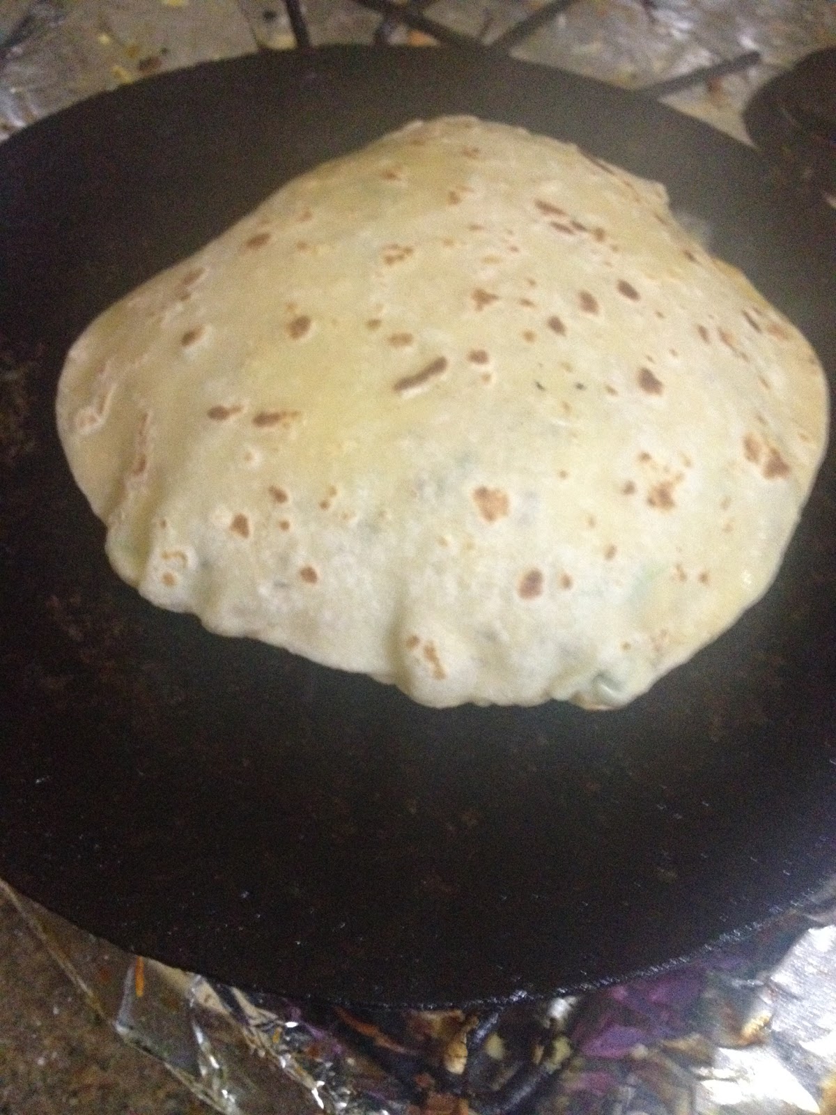 Mauritian and Fusion Cuisine: Stuff farata with potato