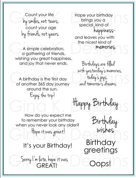190+ Free Birthday Verses For Cards (2020) Greetings and Poems For ...
