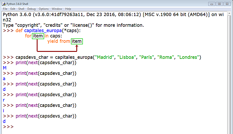 APRENDER A PROGRAMAR CON PYTHON: GENERATORS
