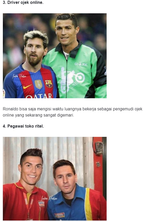Imajinasi super, ini 6 Meme profesi Ronaldo andai tinggal di Indonesia ...