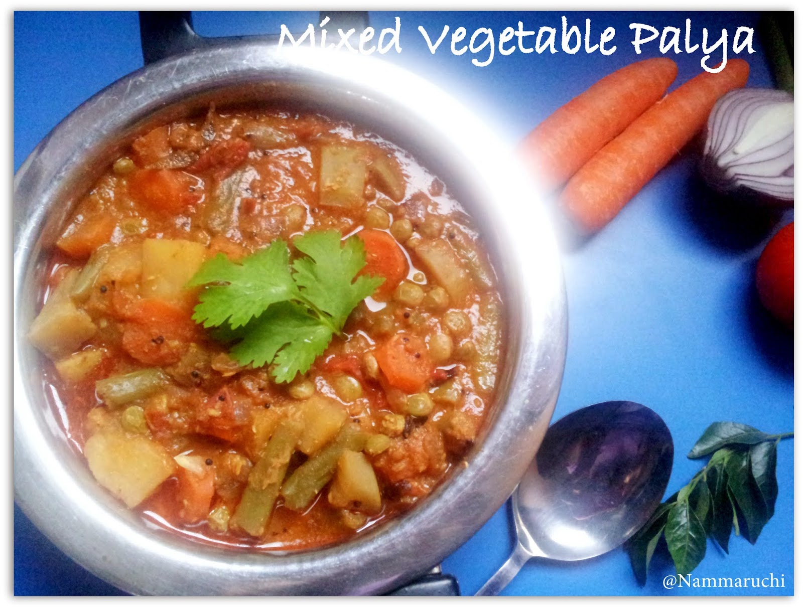 Namma Saviruchi: Mixed Vegetable Palya/Mishra Tarakari Palya
