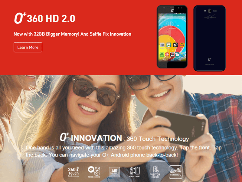 O+ 360 HD 2.0 Spotted! Comes With 2 GB RAM, 16 GB ROM And Android 5.1 ...