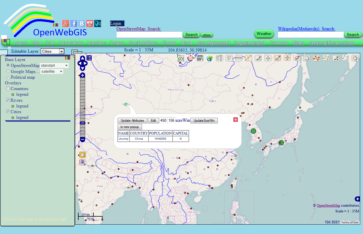 OpenWebGIS is free online GIS: Layer Styling, SLD file, OpenWebGIS and QGIS