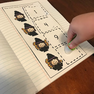 Kelly McCown: October Interactive Math Notebook Kindergarten