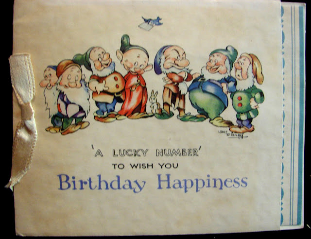 Filmic Light - Snow White Archive: Vintage Seven Dwarfs Birthday Card ...