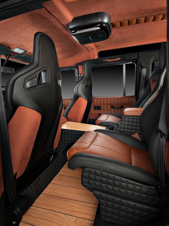 Luxur Blog: Land Rover Defender Wood by Vilner: interior dream!