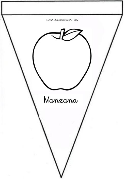 RECURSOS DE EDUCACIÓN INFANTIL: BANDERINES DEL OTOÑO