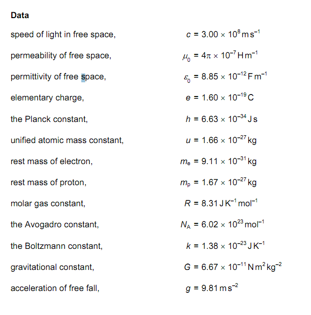 AS and A level Physics notes and revision: The important formulas and ...