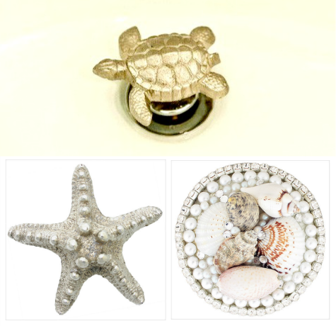 Decorative Coastal Drains for Sink and Shower - Coastal Decor Ideas and ...