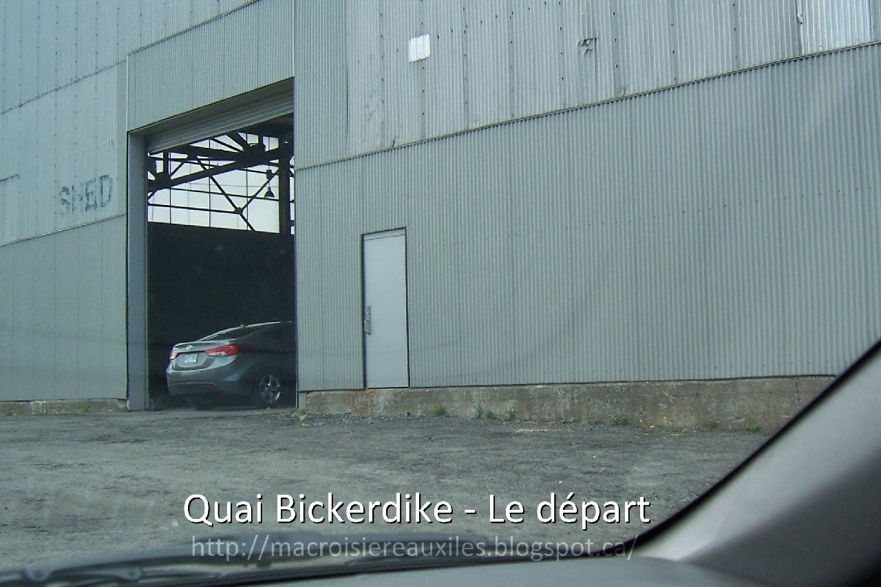 MA CROISIÈRE AUX ILES DE LA MADELEINE: Quai Bickerdike - Le départ