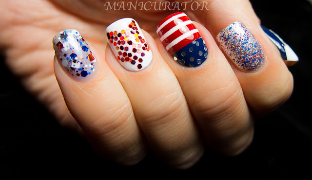 The Lazy Days of Summer - Flag Day Patriotic Nails