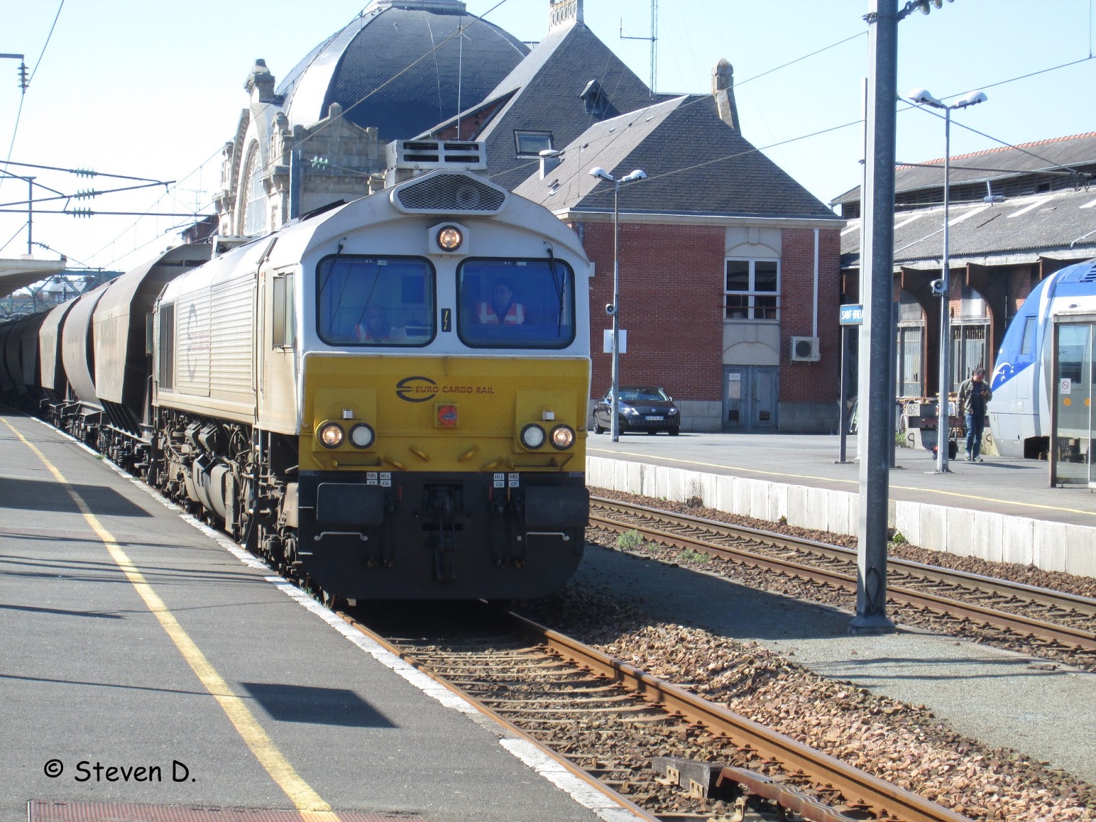 Les photos de trains de Steven : Euro cargo Rail en Class77